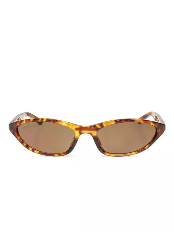 Balenciaga Blade Sunglasses - Brown