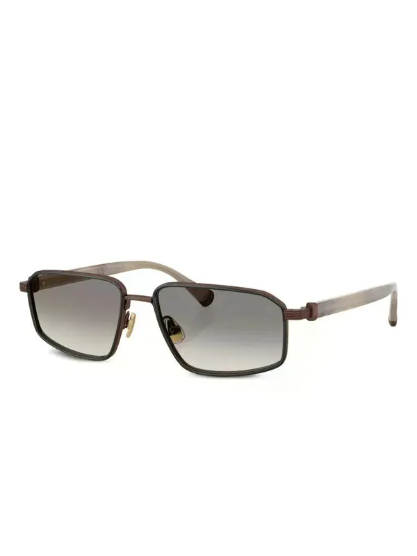 Brunello Cucinelli Rectangle-frame Sunglasses