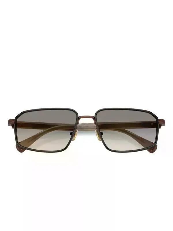 Brunello Cucinelli Rectangle-frame Sunglasses