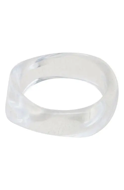 ST. MORAN Lucite® Bangle - Clear