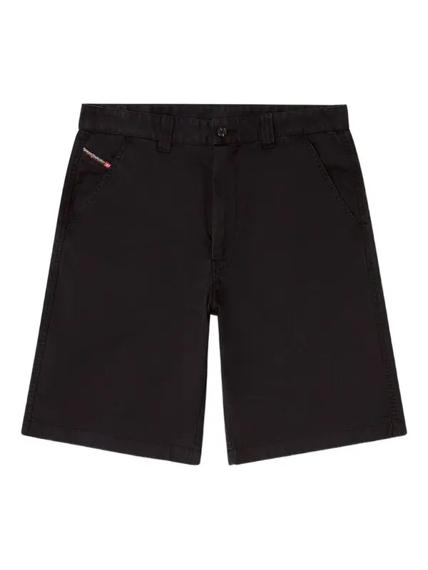 Diesel Stretch Cotton Shorts - Black