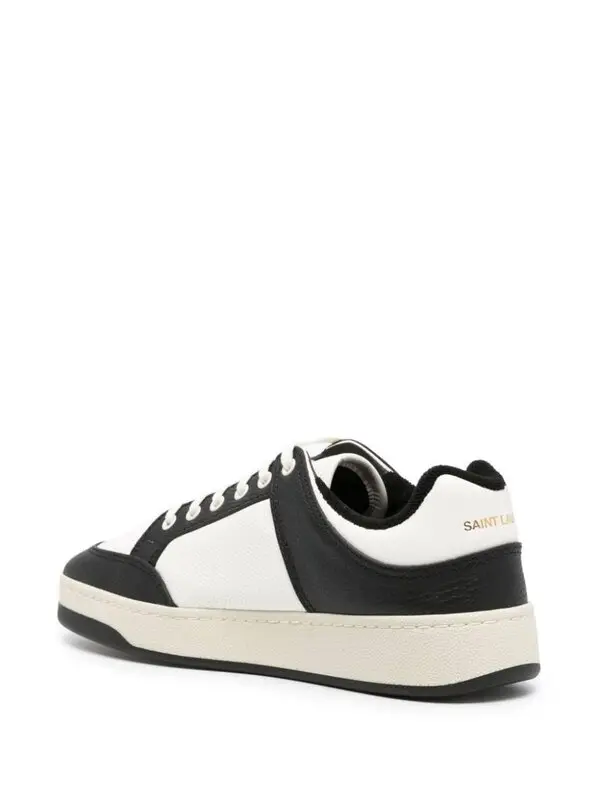 Saint Laurent Low-top Sneakers - Coffee White+black