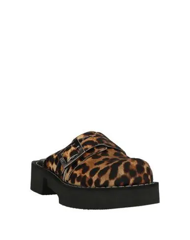 GCDS X CLARKS Leopard Print Mules
