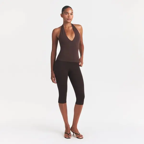 SKIMS Halter Top - Cocoa