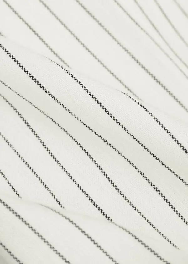 Alice + Olivia Dylan Striped Wide-leg Trousers