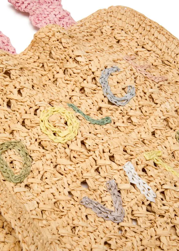 DE SIENA Dolce Vita Raffia Tote