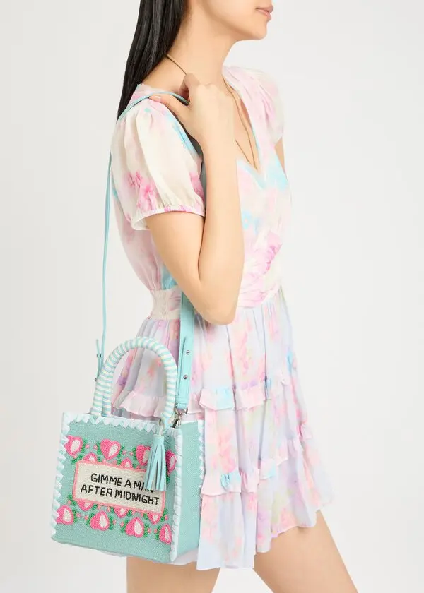 DE SIENA Woven Top Handle Bag