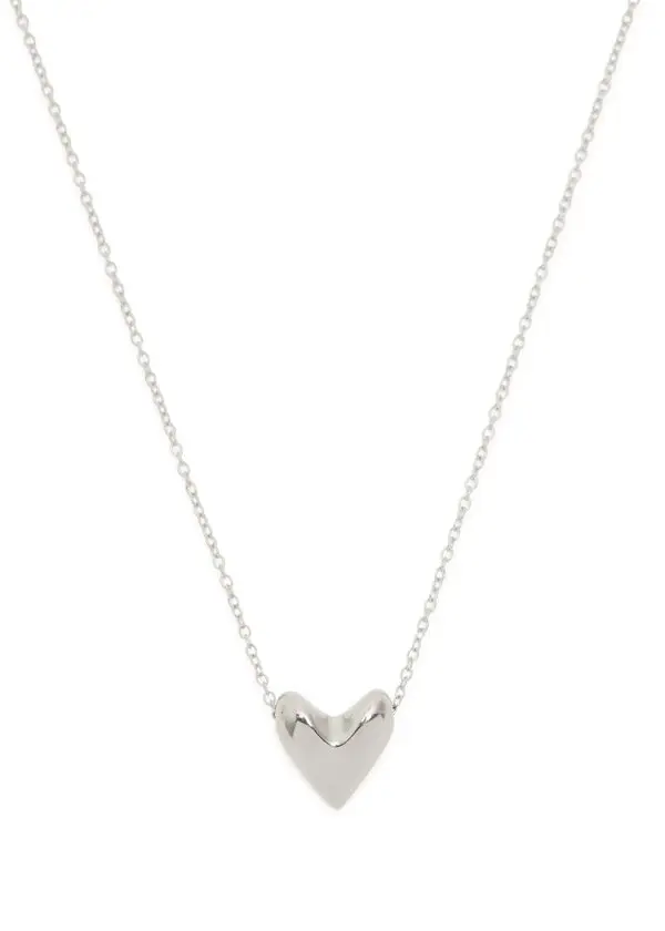 OTIUMBERG Roscida Heart Necklace - Silver
