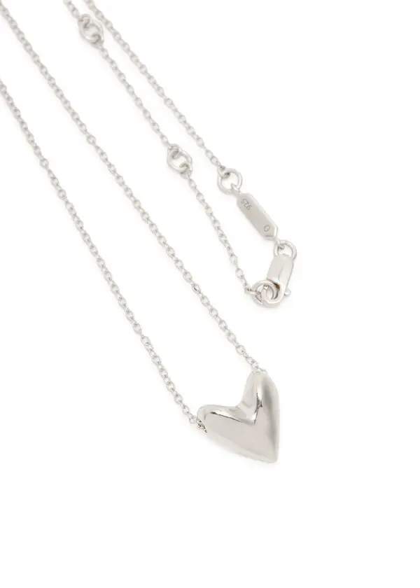 OTIUMBERG Roscida Heart Necklace - Silver