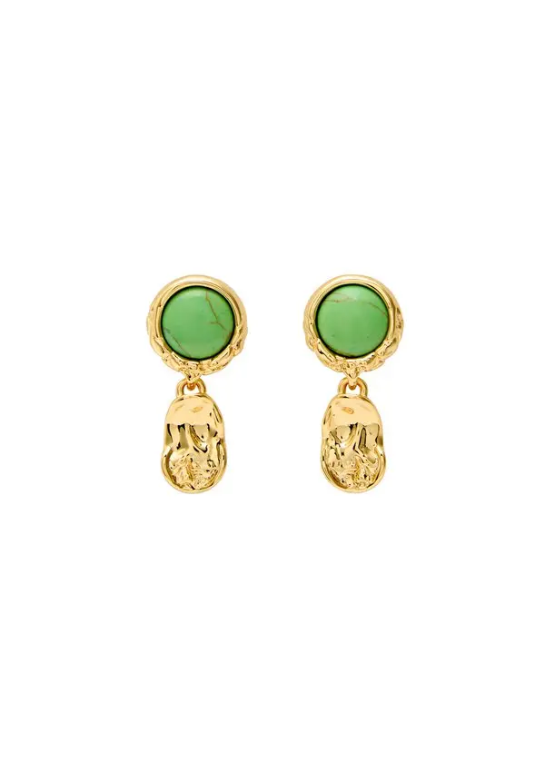 Alexis Bittar 14kt-plated Drop Earrings - Gold