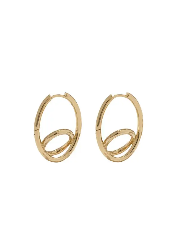 OTIUMBERG Spiralis 14kt Vermeil Hoop Earrings - Gold