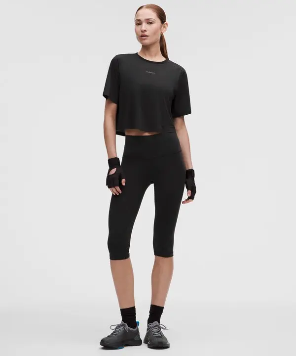 Lululemon Wunder Train High-rise Crop 15 - Black