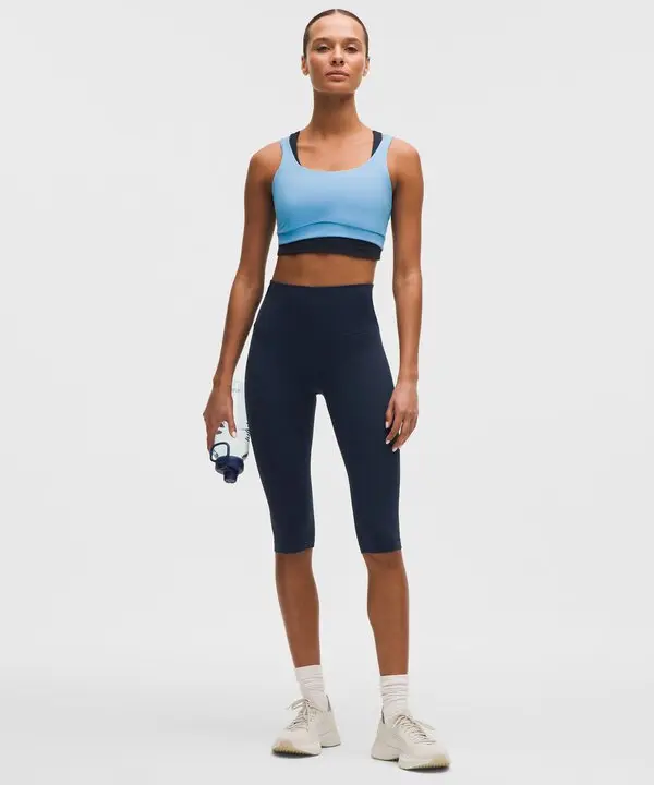 Lululemon Wunder Train High-rise Crop 15 - True Navy