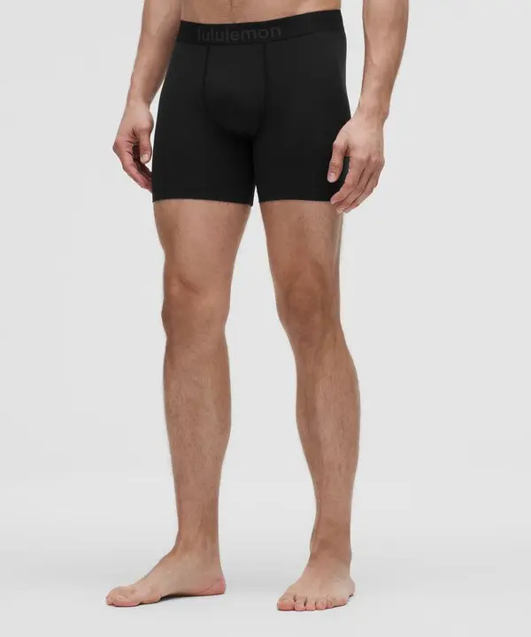 Lululemon Soft Stretch Active Boxer Brief 5 - Black