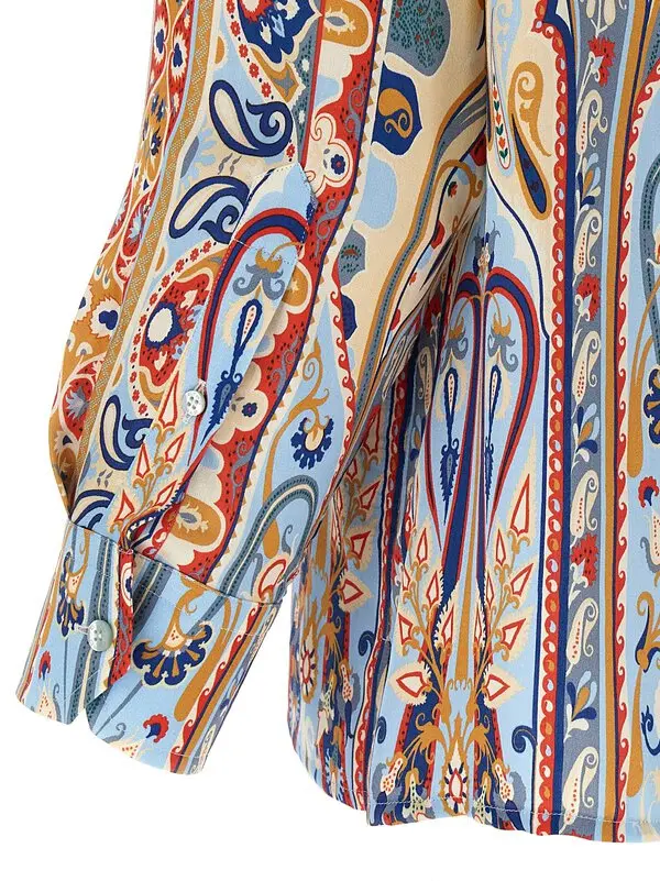 Etro Paisley Print Viscose Shirt