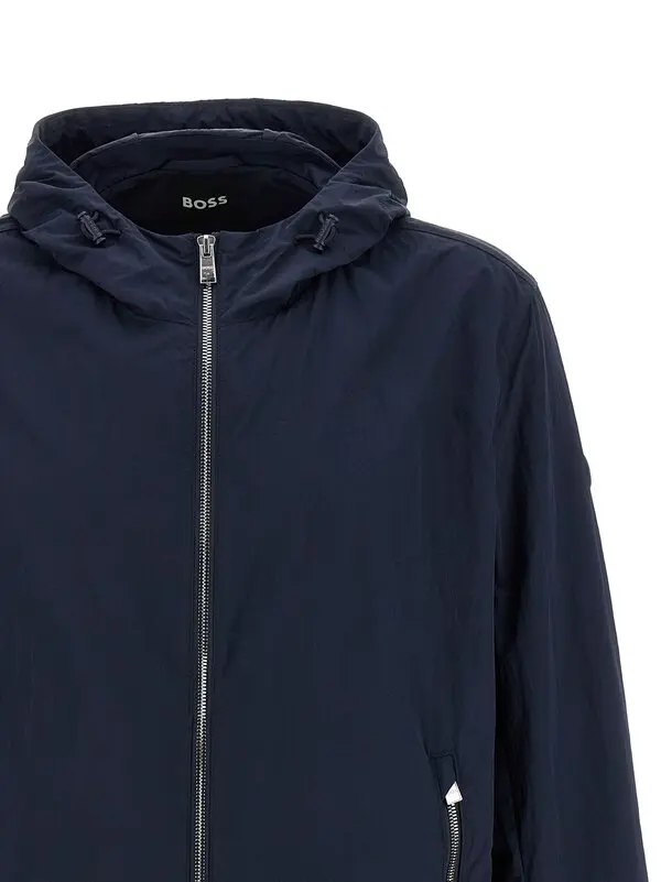 Hugo Boss K-Way Jacket In Blue 10% Off Editorialist