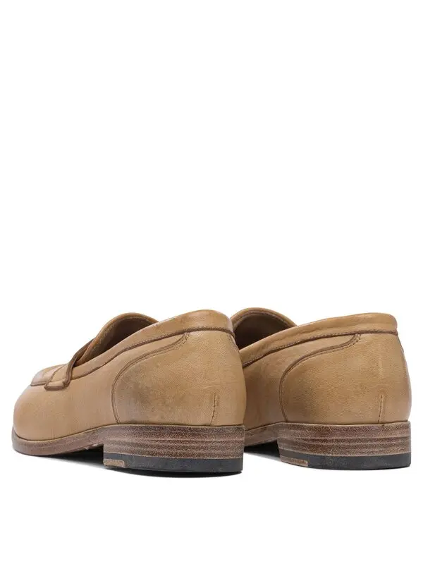STURLINI Leather Loafers - Beige