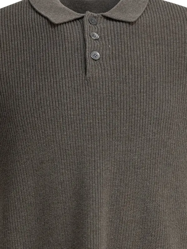 ALEX MILL Eastwood Polo Shirt - Grey