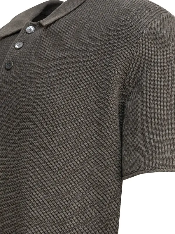 ALEX MILL Eastwood Polo Shirt - Grey