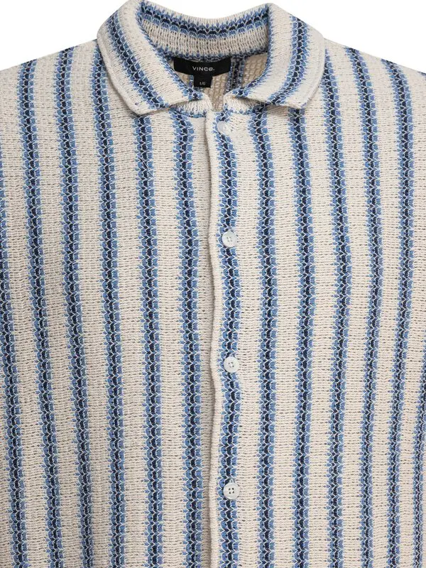 VIN CE. Striped Shirt