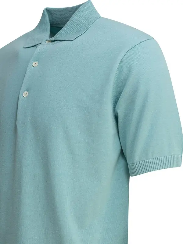 BEAMS Polo Shirts - Light Blue
