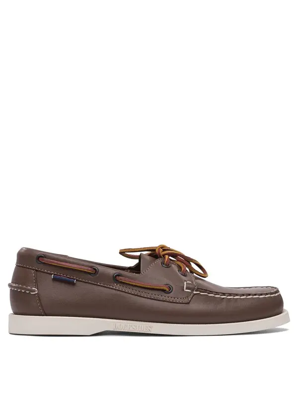 SEBAGO Dockside Portland Lace-up Leather Loafers - Brown