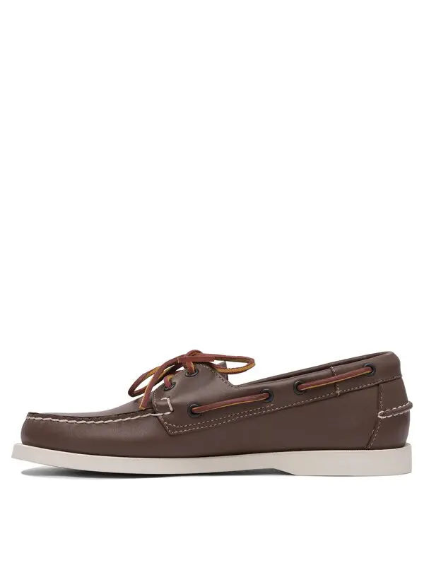 SEBAGO Dockside Portland Lace-up Leather Loafers - Brown