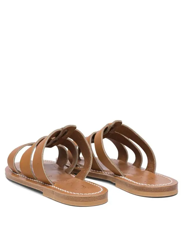 K.JACQUES Strappy Sandals - Beige