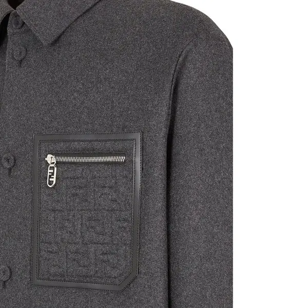 Fendi Cashmere Jacket - Gray
