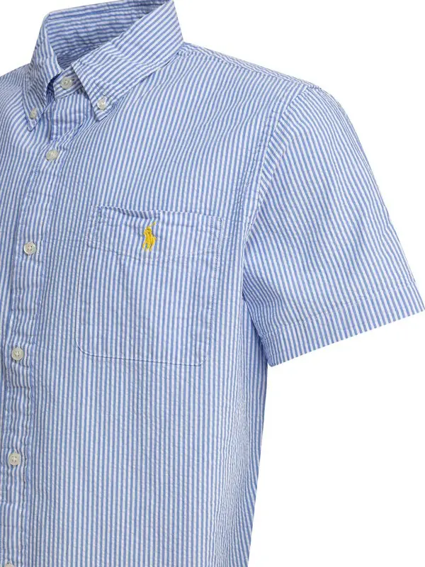 Polo Ralph Lauren Seersucker Striped Cotton Shirt