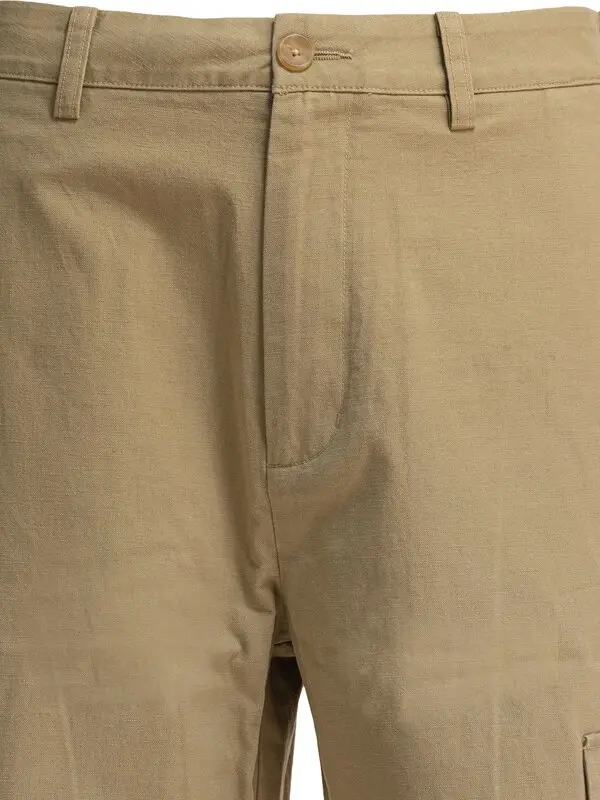 VIN CE. Cotton-linen Cargo Trousers