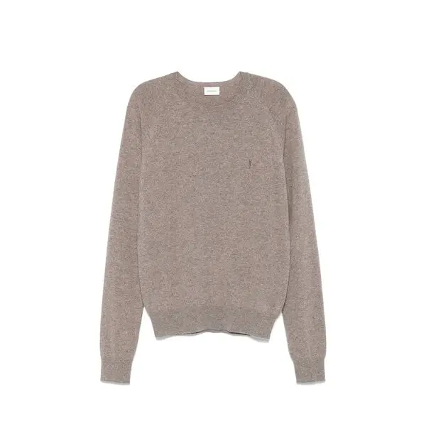 Saint Laurent Cassandre C Mere Sweater - Brown