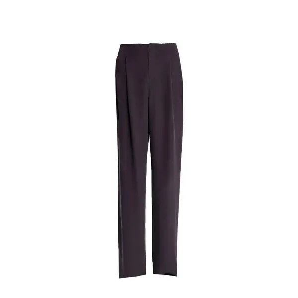 Saint Laurent Silk Straight Leg Pants