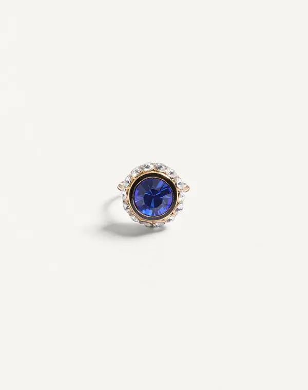 Valentino Garavani Vlogo Signature Ring - Gold/blue