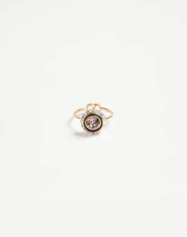 Valentino Garavani Vlogo Signature Ring - Gold/pink