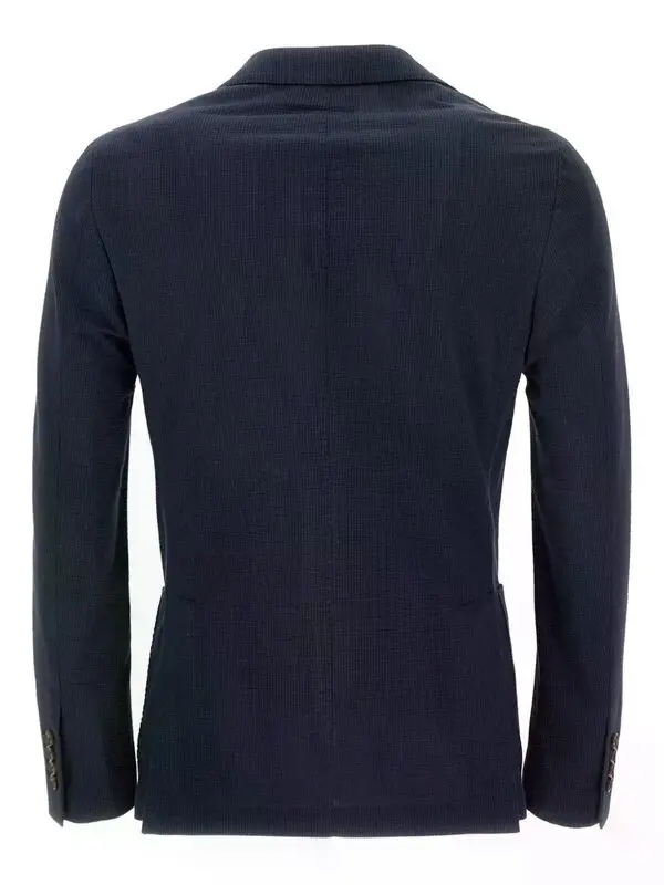 Eleventy Single-breasted Blazer - Blue