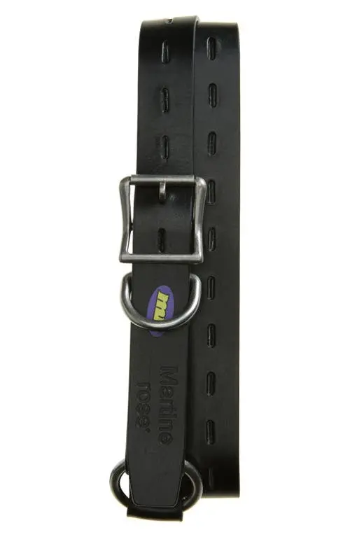 Martine Rose Bondage Leather Belt - Black
