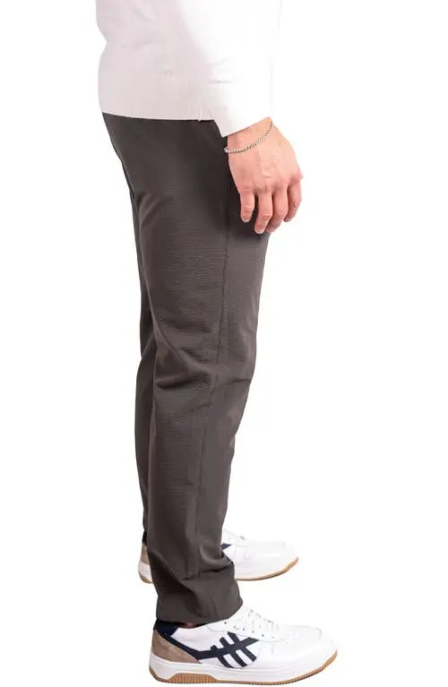 MACEOO Slim Fit Drawstring Pants - Grey