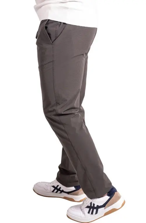 MACEOO Slim Fit Drawstring Pants - Grey
