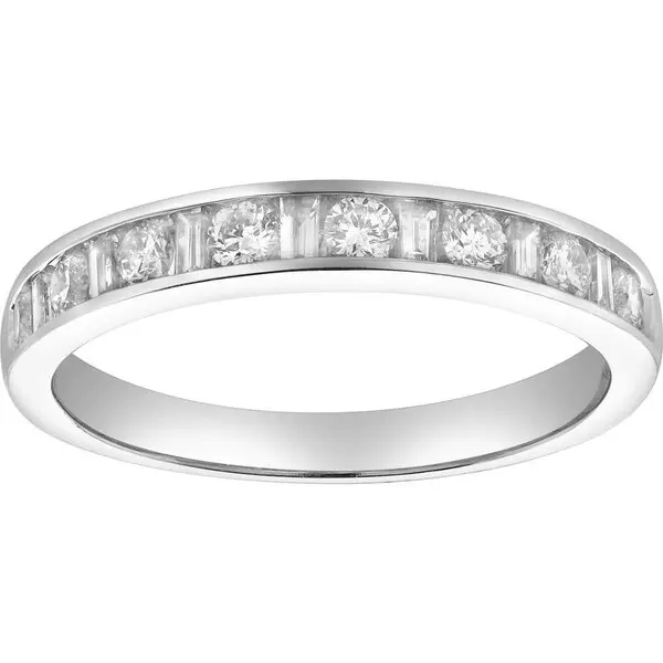 LUVMYJEWELRY Cosmos 14k Gold Diamond Band Ring 0.52ct - 14k White Gold