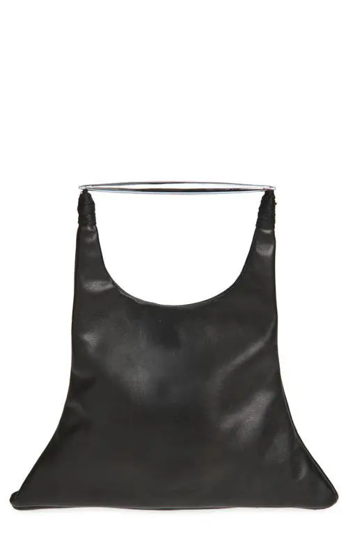 GRACE LING Spear Leather Top Handle Tote