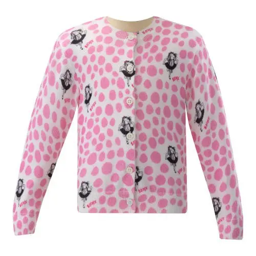 RACHEL RILEY Eloise Dot Printed Cardigan
