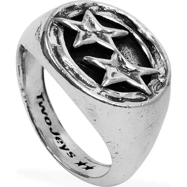 TWOJEYS Icon Signet Ring - Silver