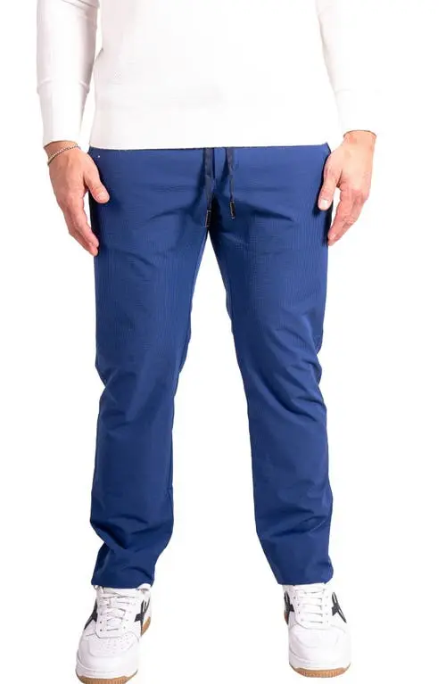 MACEOO Slim-fit Drawstring Pants - Blue