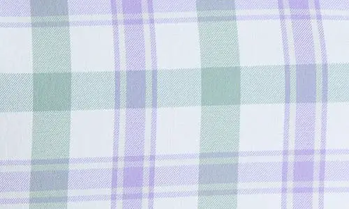 UNTUCKIT Winwood Check Performance Button-up Shirt - Purple