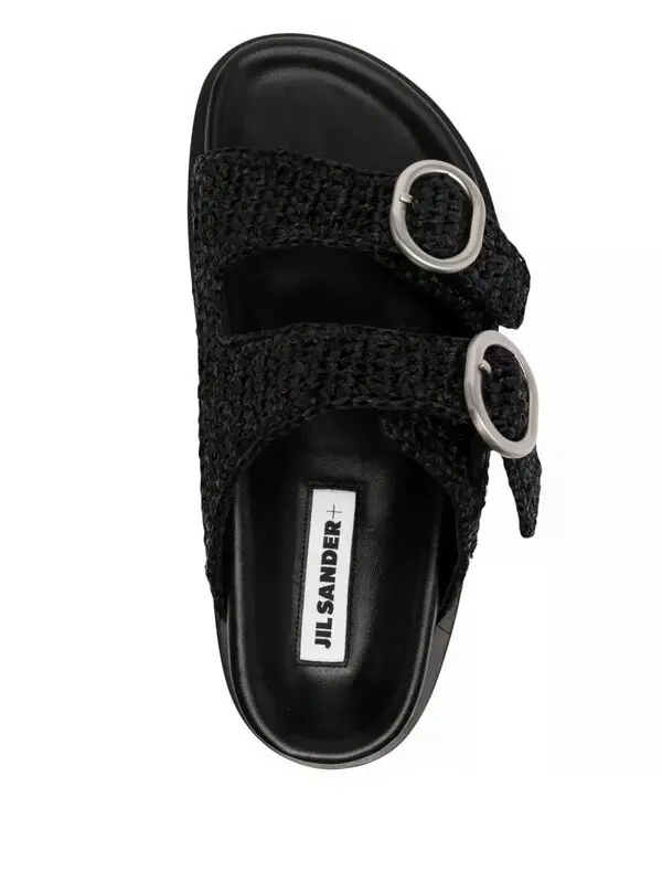 JIL SANDER Raffia Sandals