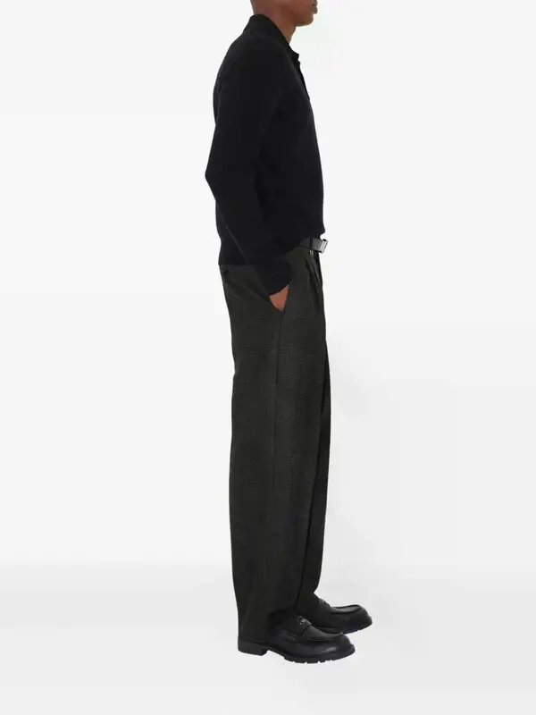 Burberry Long-sleeve Cashmere Blend Polo Shirt