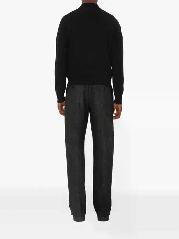 Burberry Long-sleeve Cashmere Blend Polo Shirt