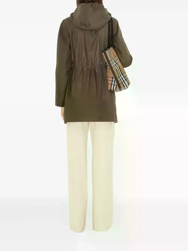 Burberry Gabardine Parka Coat