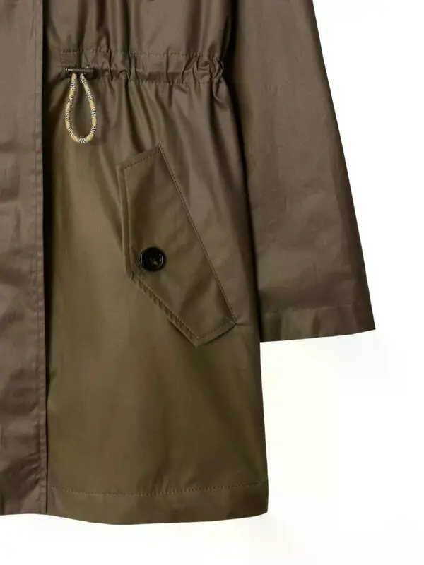 Burberry Gabardine Parka Coat